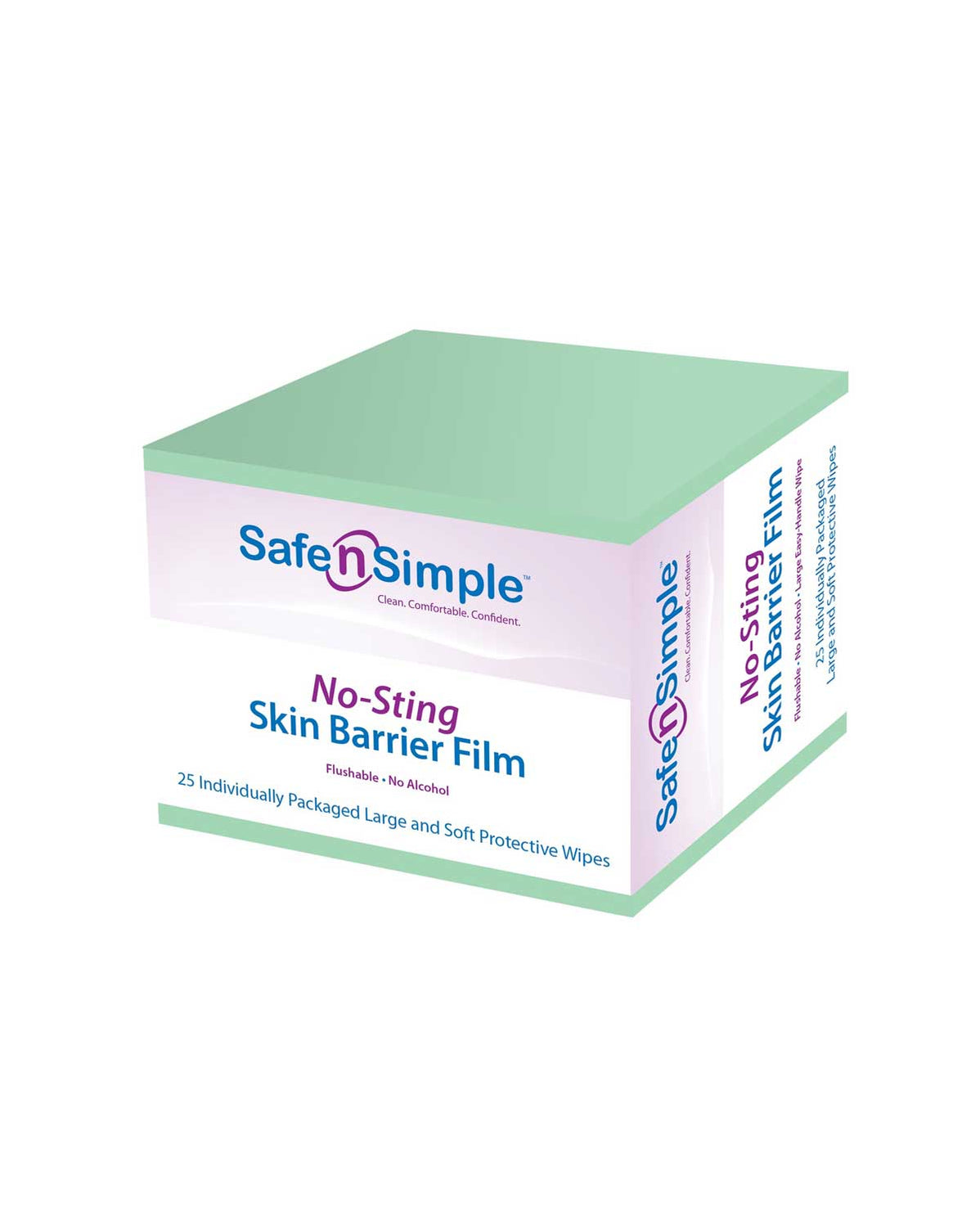 Safe n Simple No-Sting Skin Barrier Film Wipes — McKin Health
