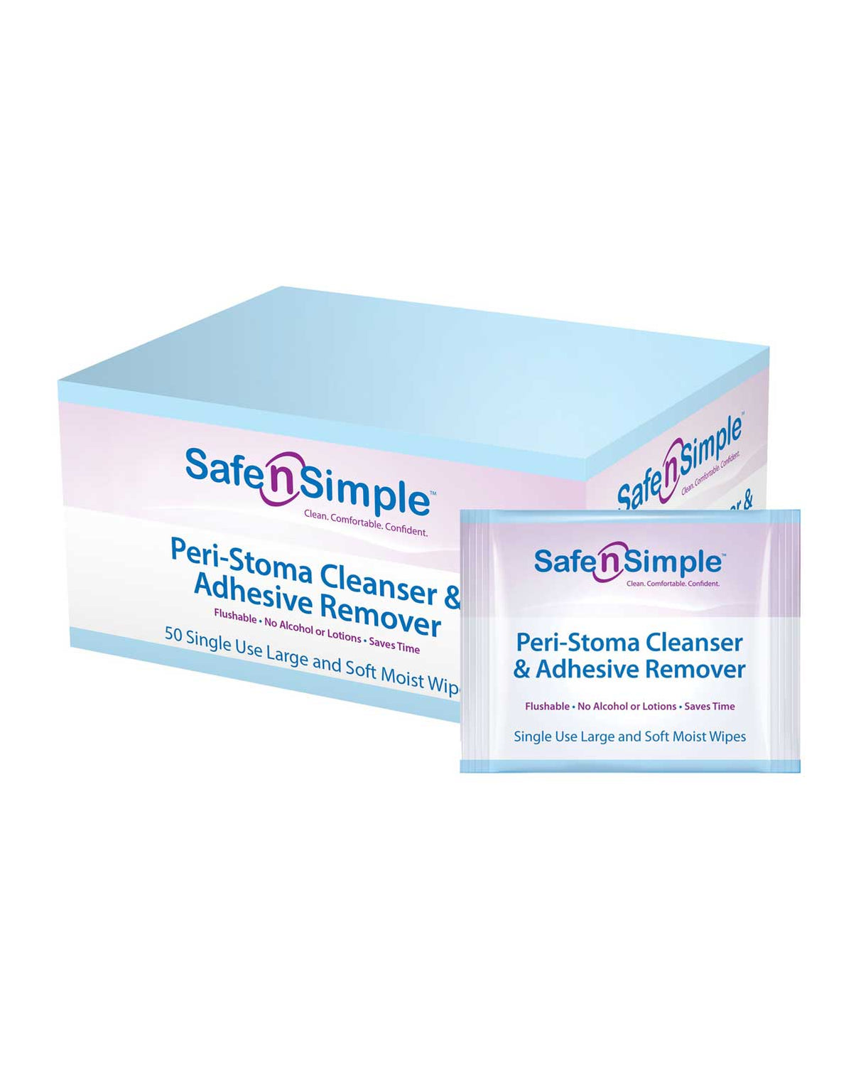 Safe n Simple Peri-Stoma Cleanser & Adhesive Remover — McKin Health
